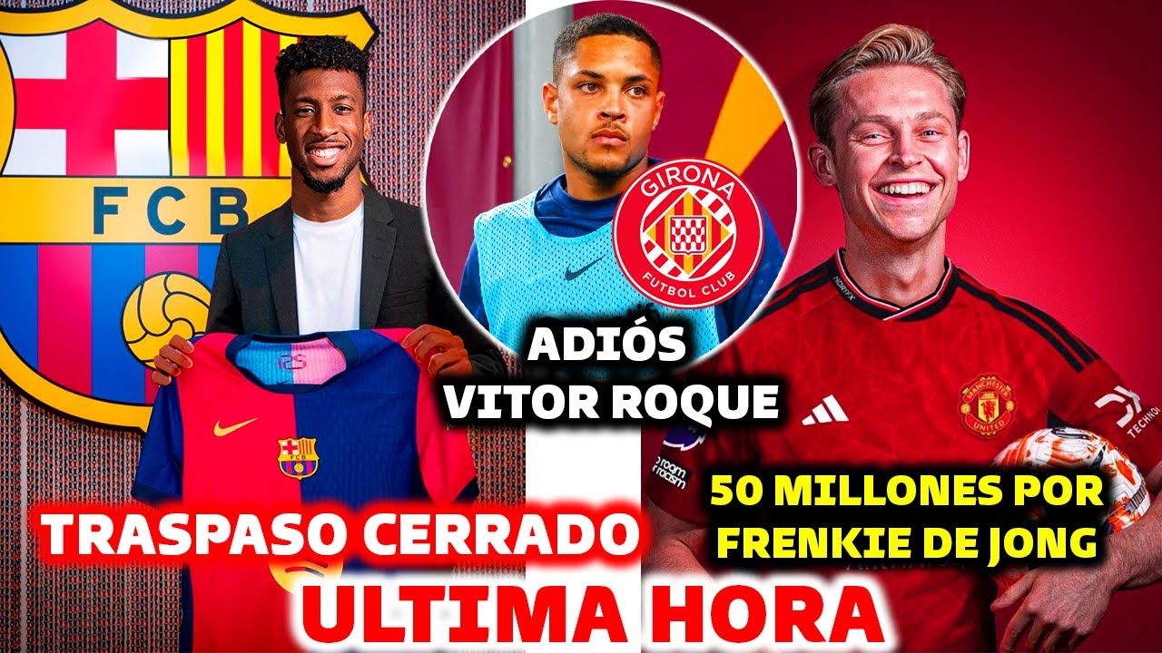 🚨BOMBAZO DEL BARCELONA, TRASPASO OFICIAL - ADIÓS VITOR ROQUE - 50 ...