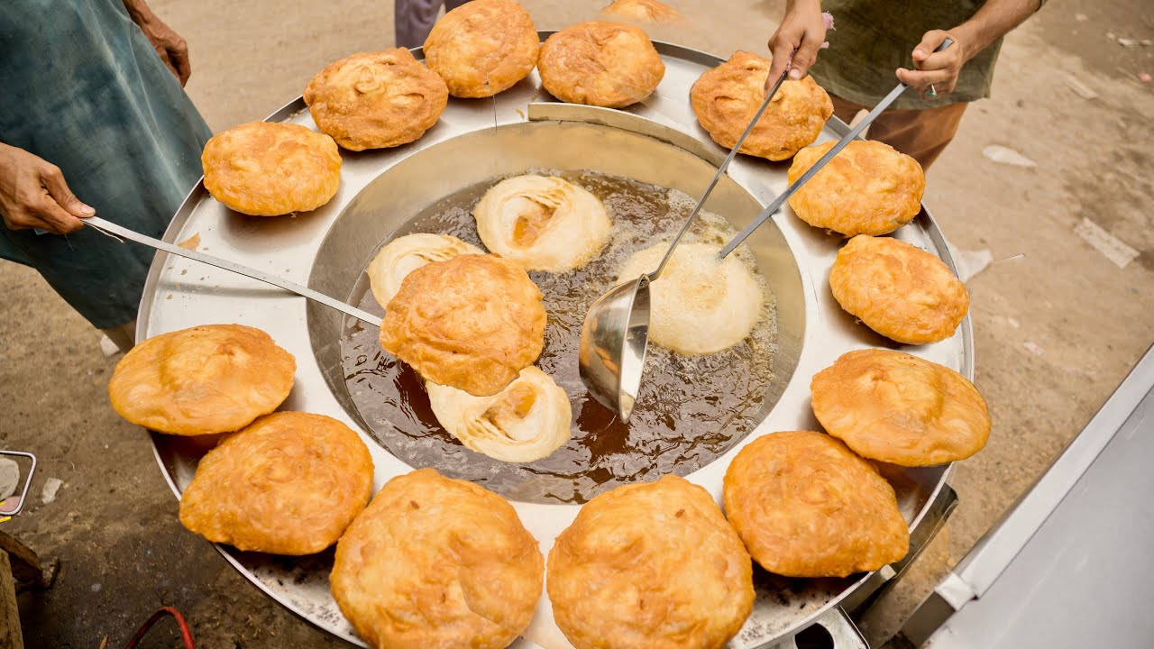 KHAJLA Special Ramadan Street Food | Huge Khajla Making | Khajla Recipe ...