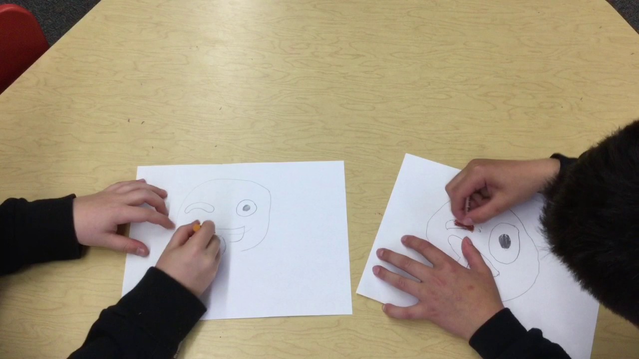 How to draw an wink emoji - YouTube