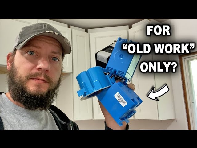 New Old Work Electrical Box 1 Gang 22 Cubic Inch New Work Standard