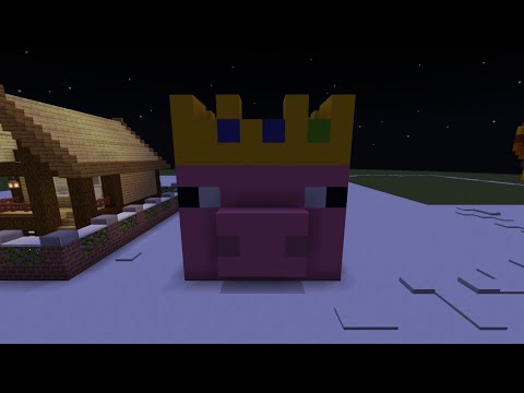 How To Build A Pig Face Statue In Minecraft 1.19 Tutorial - YouTube