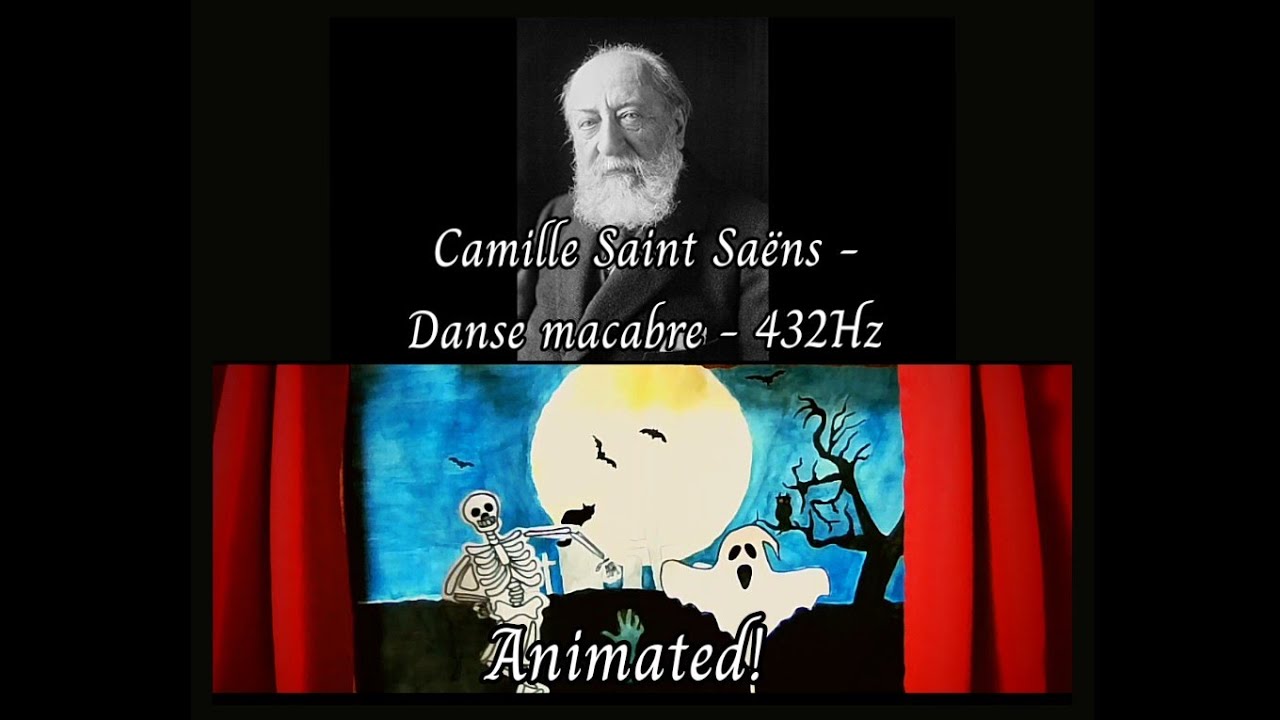 Saint Saëns - Danse macabre (432Hz) - Animated! - YouTube