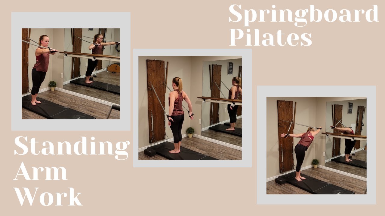 Pilates Springboard Standing Arm Work | Bennie Barre Pilates - YouTube