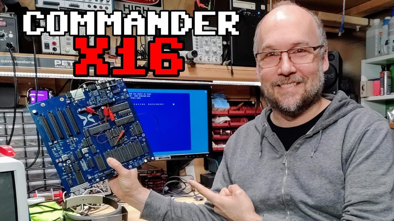 Getting the Commander X16 running - YouTube