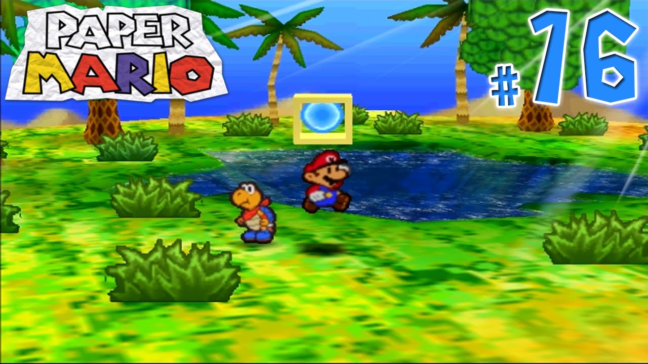 Paper Mario - Gameplay Walkthrough - Part 16 - Through the Dry Dry ...