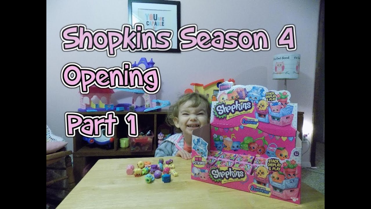 Shopkins Season 4 Blind Crates Part 1 - YouTube
