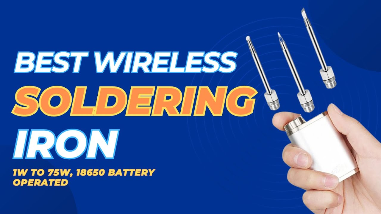 Wireless tiny Soldering iron | Solder anywhere anytime 1W to 75W USB charging - YouTube