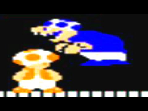 Yellow Toad (NES Hack) All Bosses (No Damage) Super Mario Bros. Hack ...