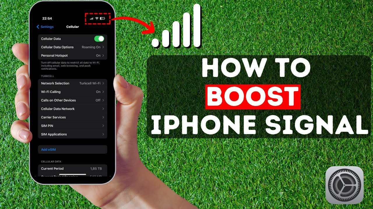 How to Boost IPHONE Signal - YouTube