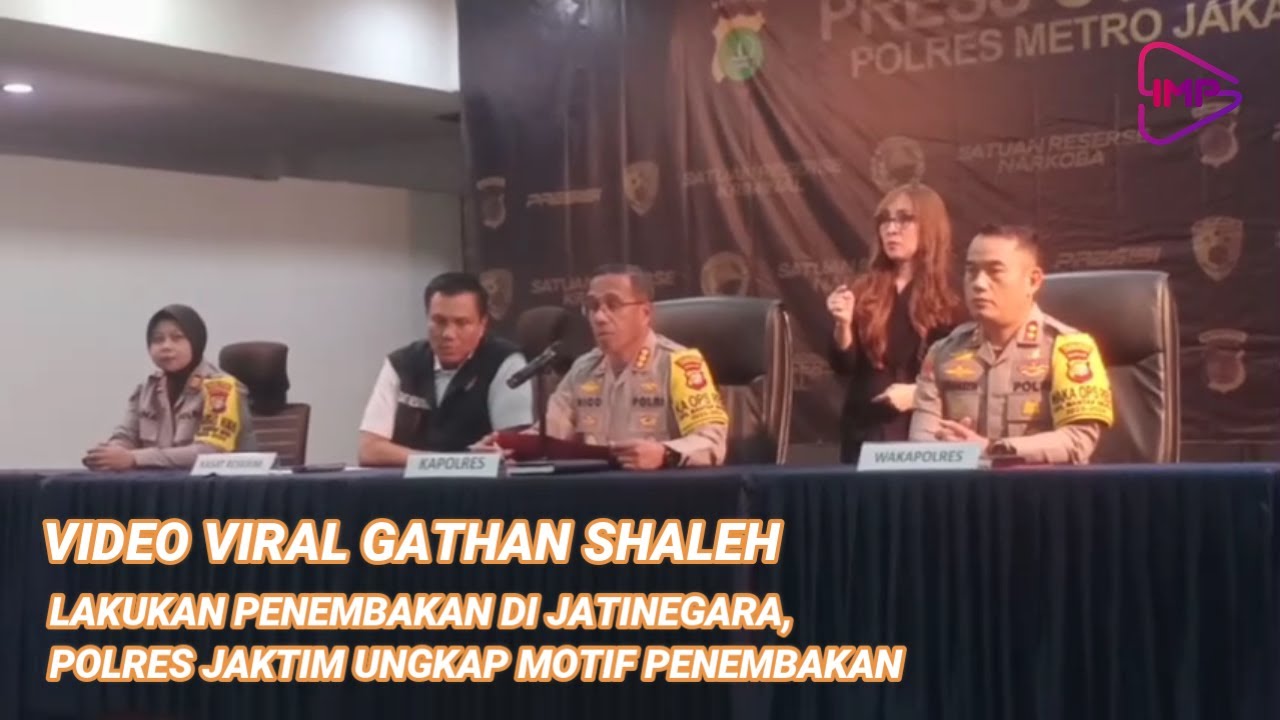 VIDEO VIRAL GATHAN SHALEH LAKUKAN PENEMBAKAN DI JATINEGARA, POLRES ...