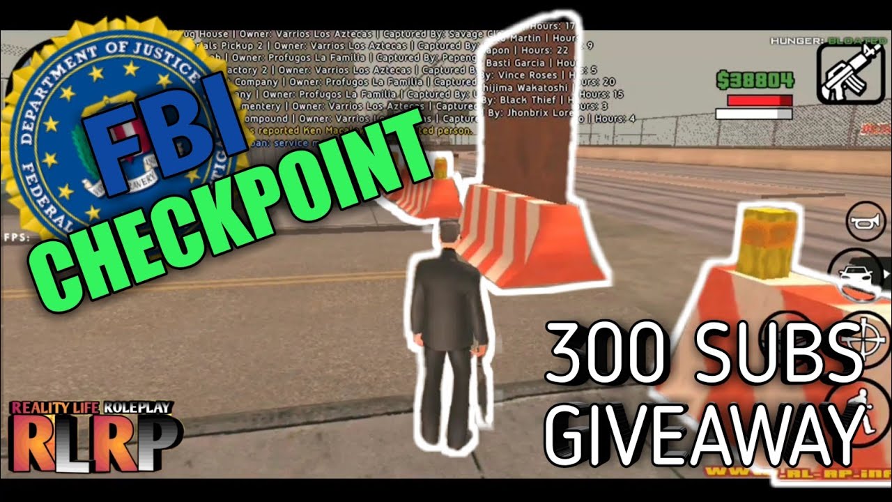FBI NAG CHECKPOINT MAG ISA 😂 plus 300 SUBS GIVEAWAY! | GTA San Andreas ...