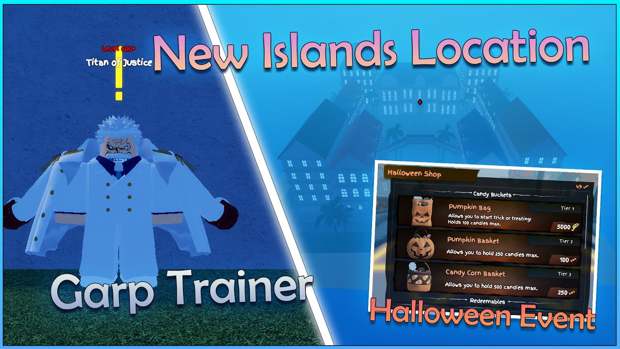 [GPO] New Iron Fist Trainer (Garp), Logue Town and Spooksville Location ...