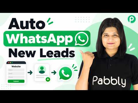 5-Minute Setup: Send WhatsApp Messages to New Website Leads