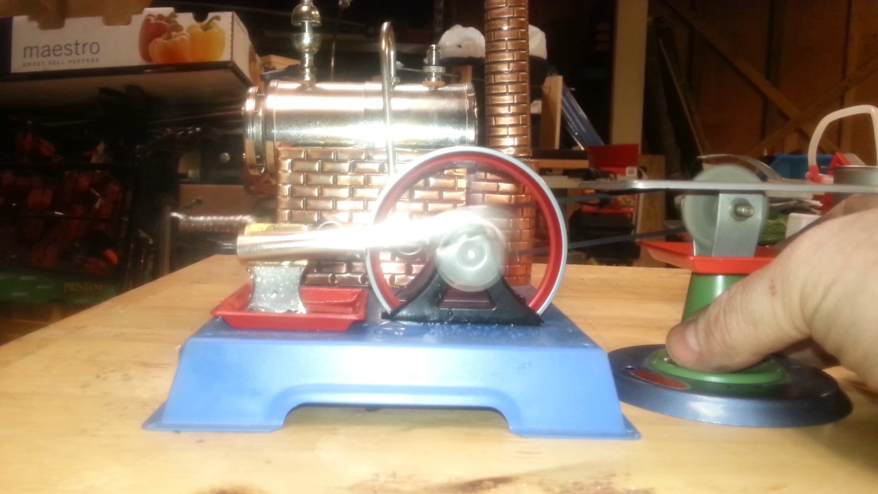 Steam powered table saw. - YouTube