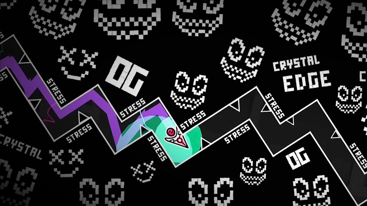 (4K) Crystal Edge - Geometry Dash - YouTube