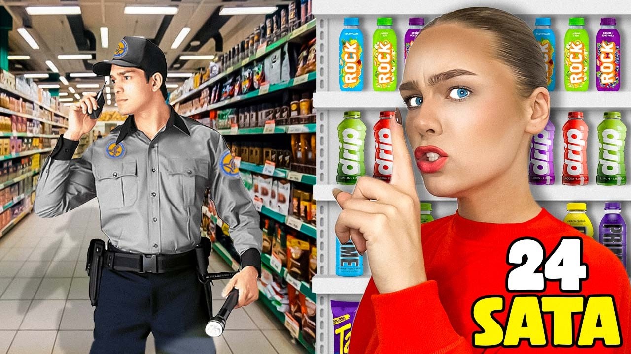 PROVELA SAM NOĆ U PRODAVNICI - YouTube