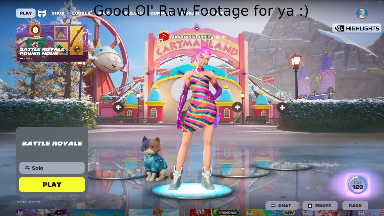 Just the nice raw footage of Fortnite - YouTube