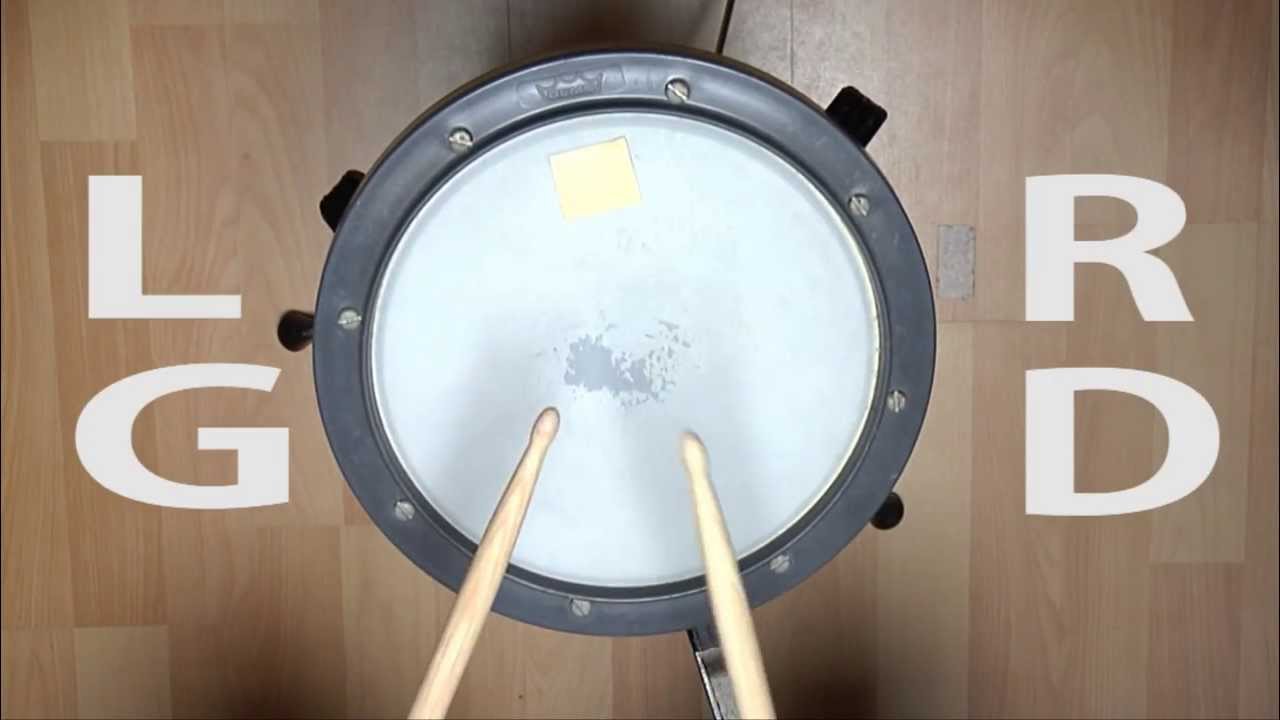 roulements de batterie: flam drag (snare rudiment) - YouTube
