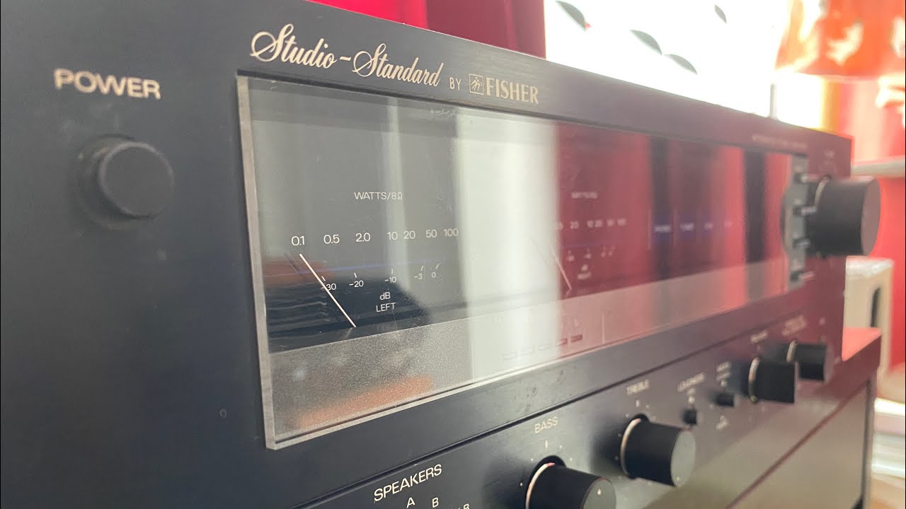 Fisher Studio Standard Integrated Stereo Amplifier CA 880 * 100 WPC ...