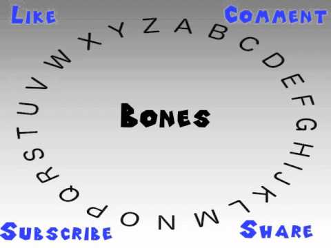 How to Say or Pronounce Bones - YouTube