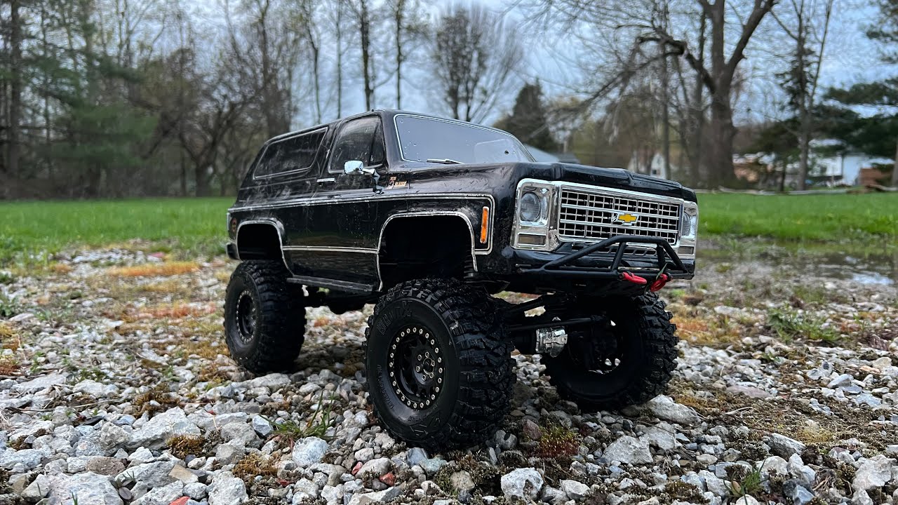Traxxas Trx4 K5 Lifted Backyard Crawl - YouTube