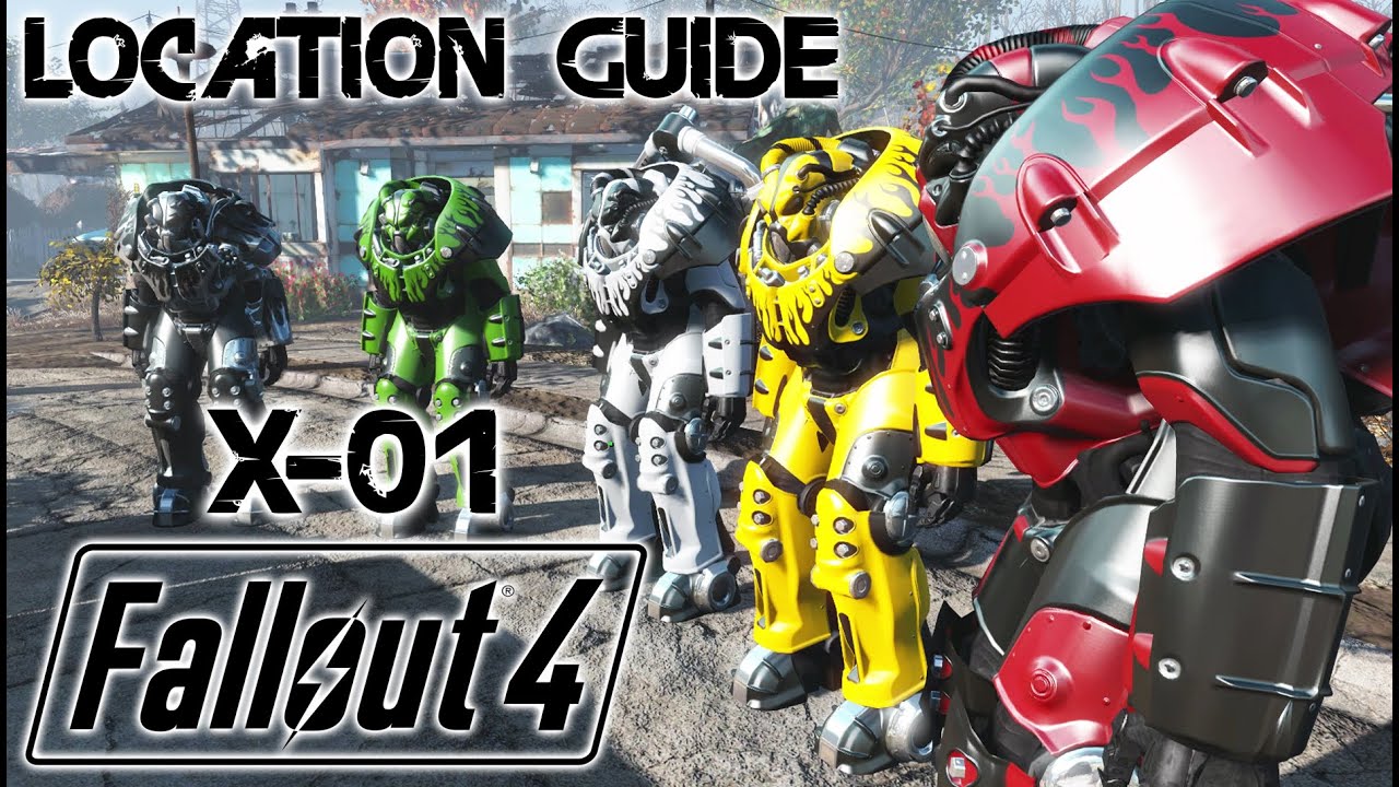FALLOUT 4 ULTIMATE GUIDE - ALL 8 X-01 Power Armor LOCATIONS - Alle 8 X ...