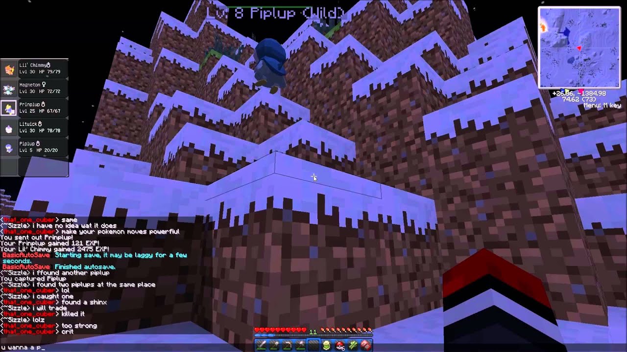 Pixelmon Episode 3 w/Sizzle: Sooo Many Pokemon Centers!! - YouTube