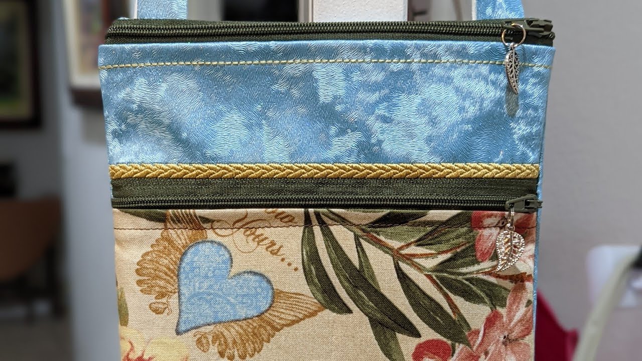 Crossbody, Double Zipper Purse - YouTube