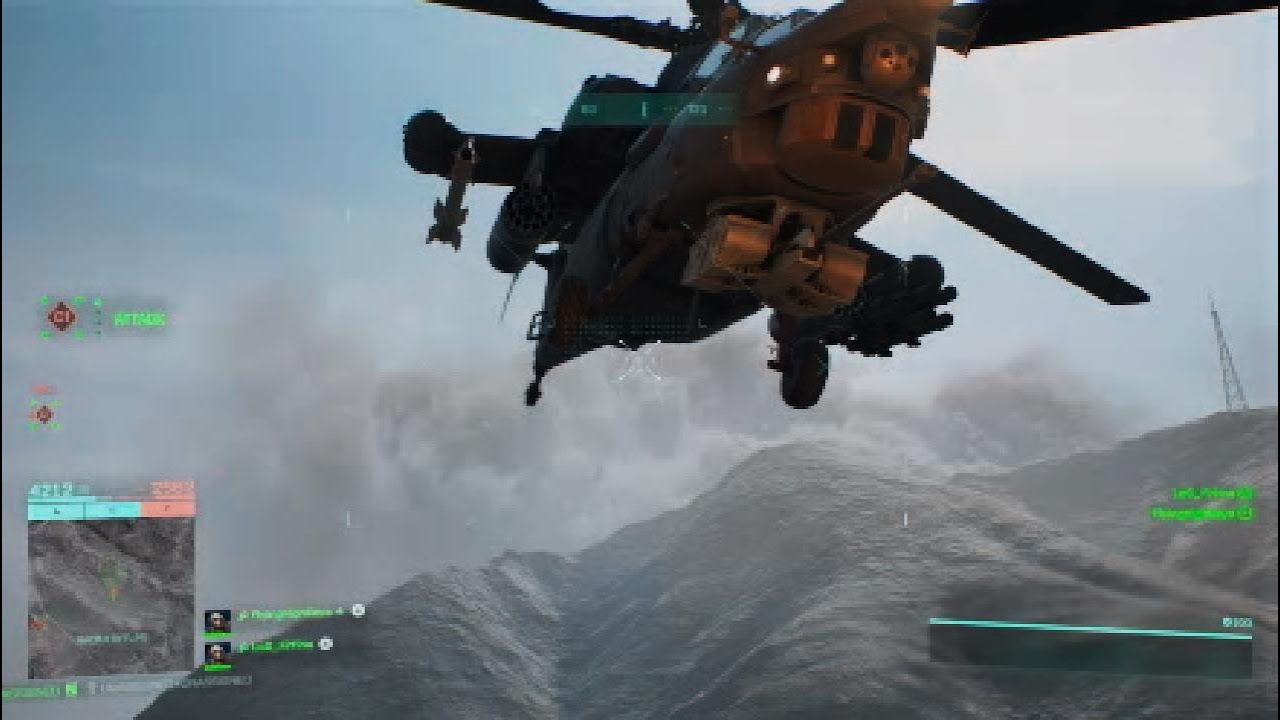 Battlefield 2042: Air Support with AH-64 Apache Gunner on Arica Harbor ...