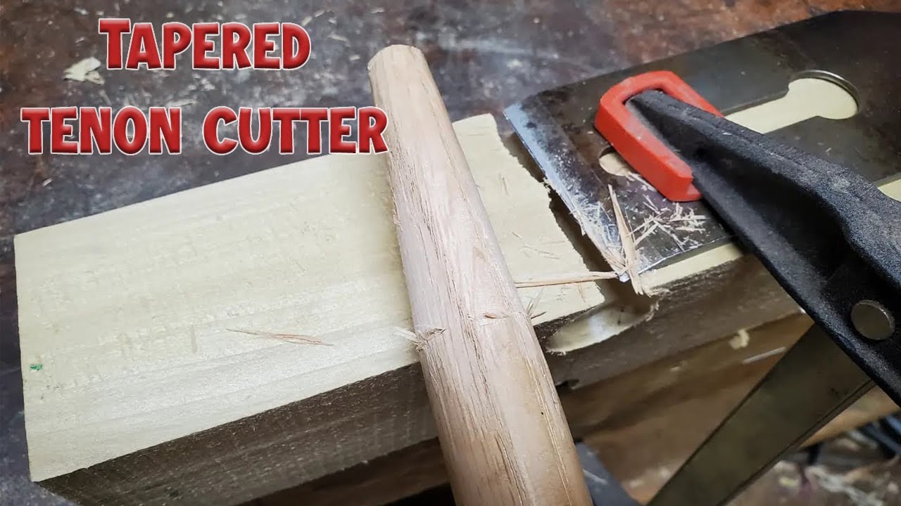 Easy Made Tapered Tenon Cutter - YouTube