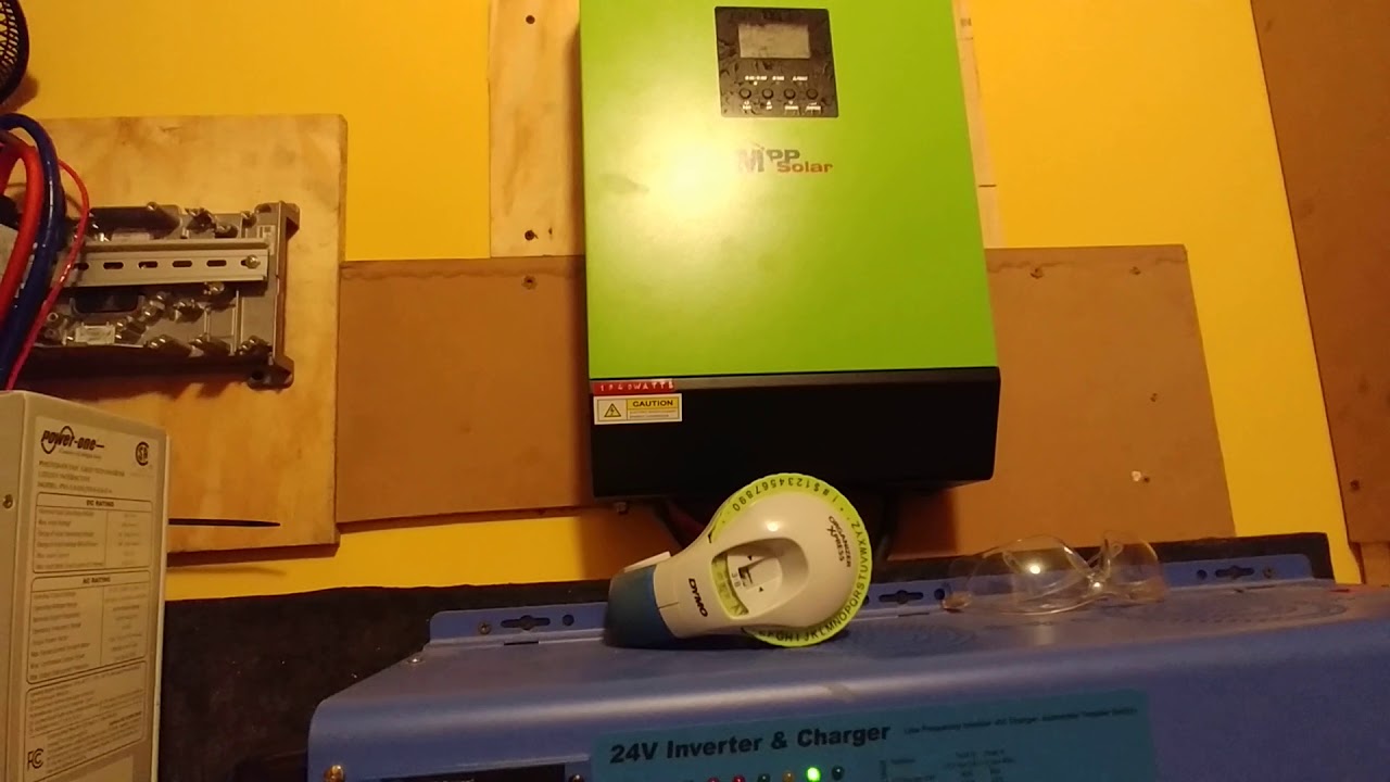 Mpp solar hybrid inverter - YouTube