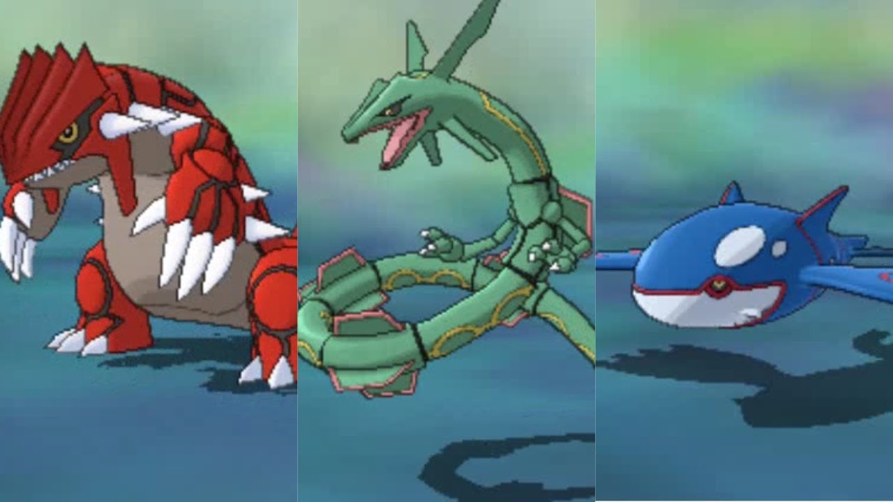 Pokemon Ultra Sun & Ultra Moon: - Gen 3 Legendary Weather Trio(Groudon ...