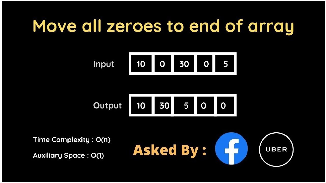 Move Zeros To End Of Array Facebook Coding Interview Question The move-zeros-to-end-of-array-facebook-coding-interview-question-the