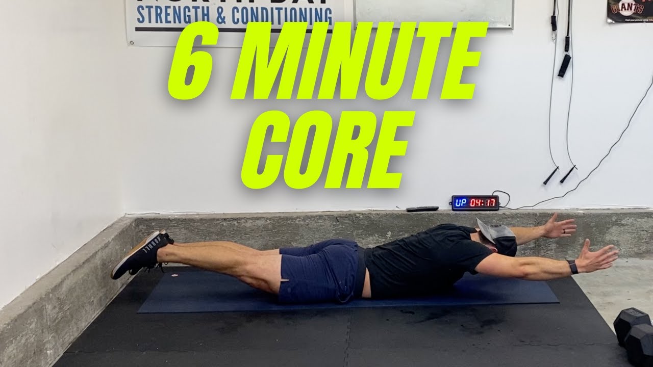 6 Minute CORE workout-Abs & Back - YouTube