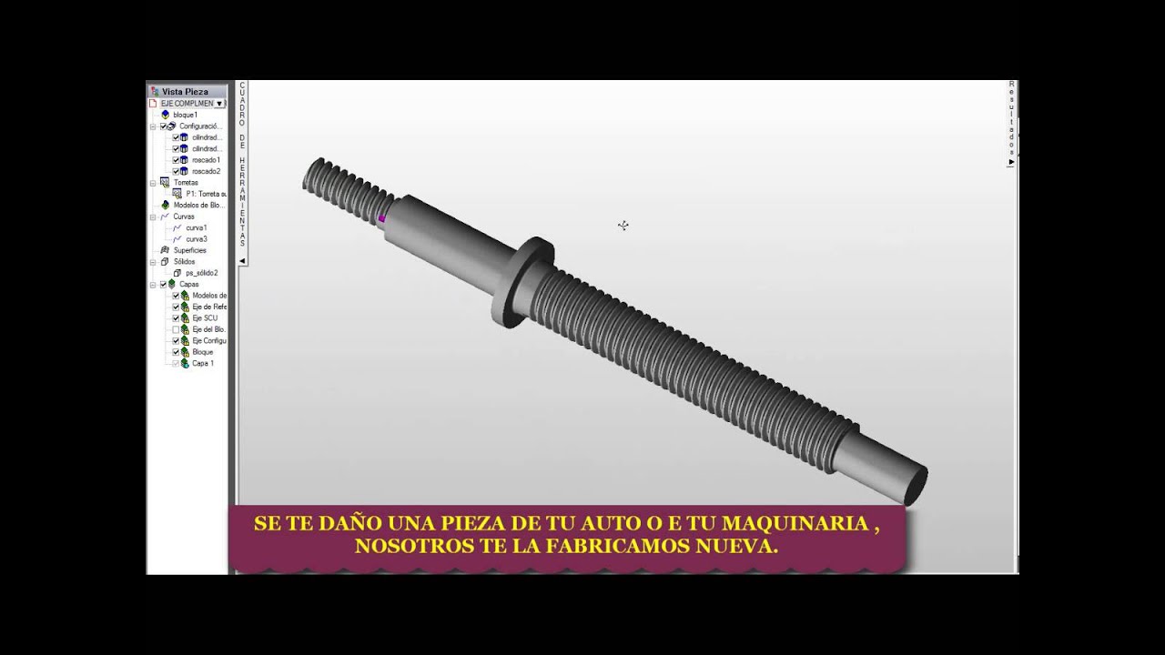 EJE ROSCADO - YouTube