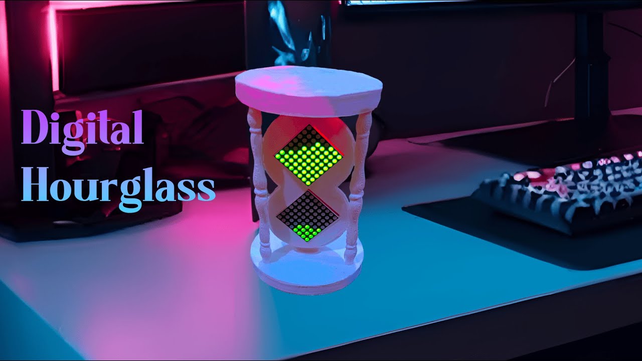 Making a digital gaming hourglass | Manage time better - YouTube