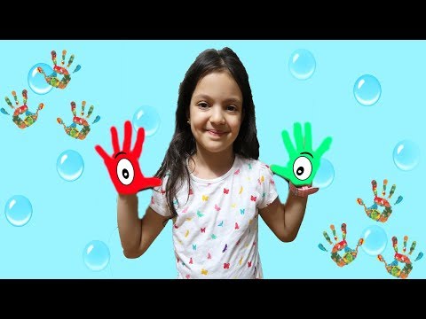 Learn Colors For Children Body Paint Finger Family Song  Learning Video - fun kids