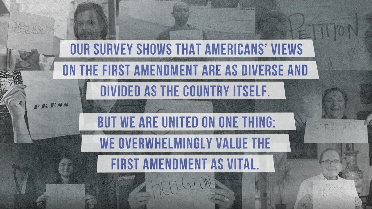 ‘The First Amendment: Where America Stands’ Survey Interviews - YouTube