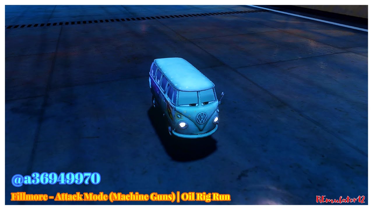 Cars 2 The Video Game | Fillmore - Attack Mode (Machine Guns) | Oil Rig ...