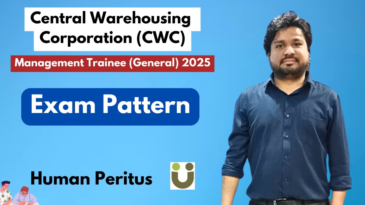 Exam Pattern - CWC Management Trainee (General) Exam 2024-25 - YouTube