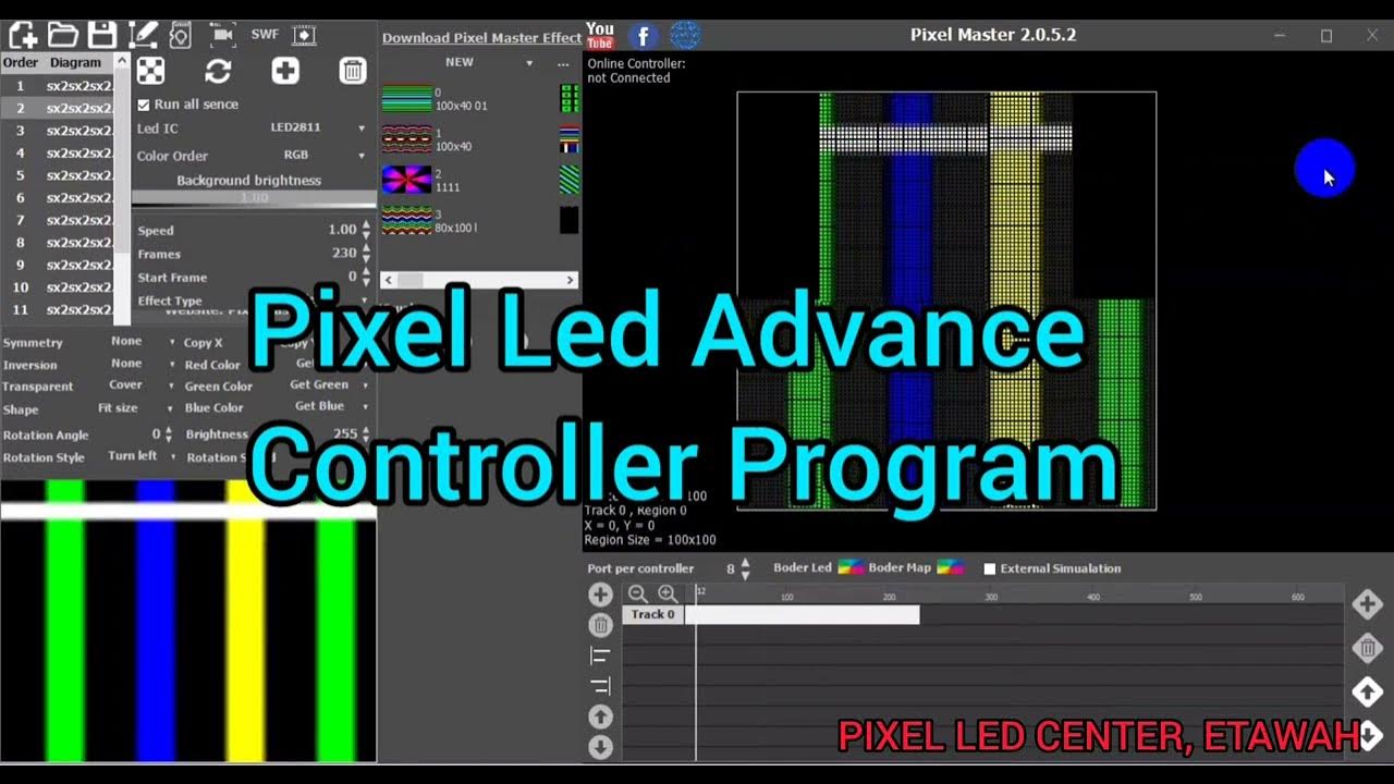 Pixel Master Software Pixel Led Software #Pixel_Master_Softwear How to Make Pixel Master Design ...