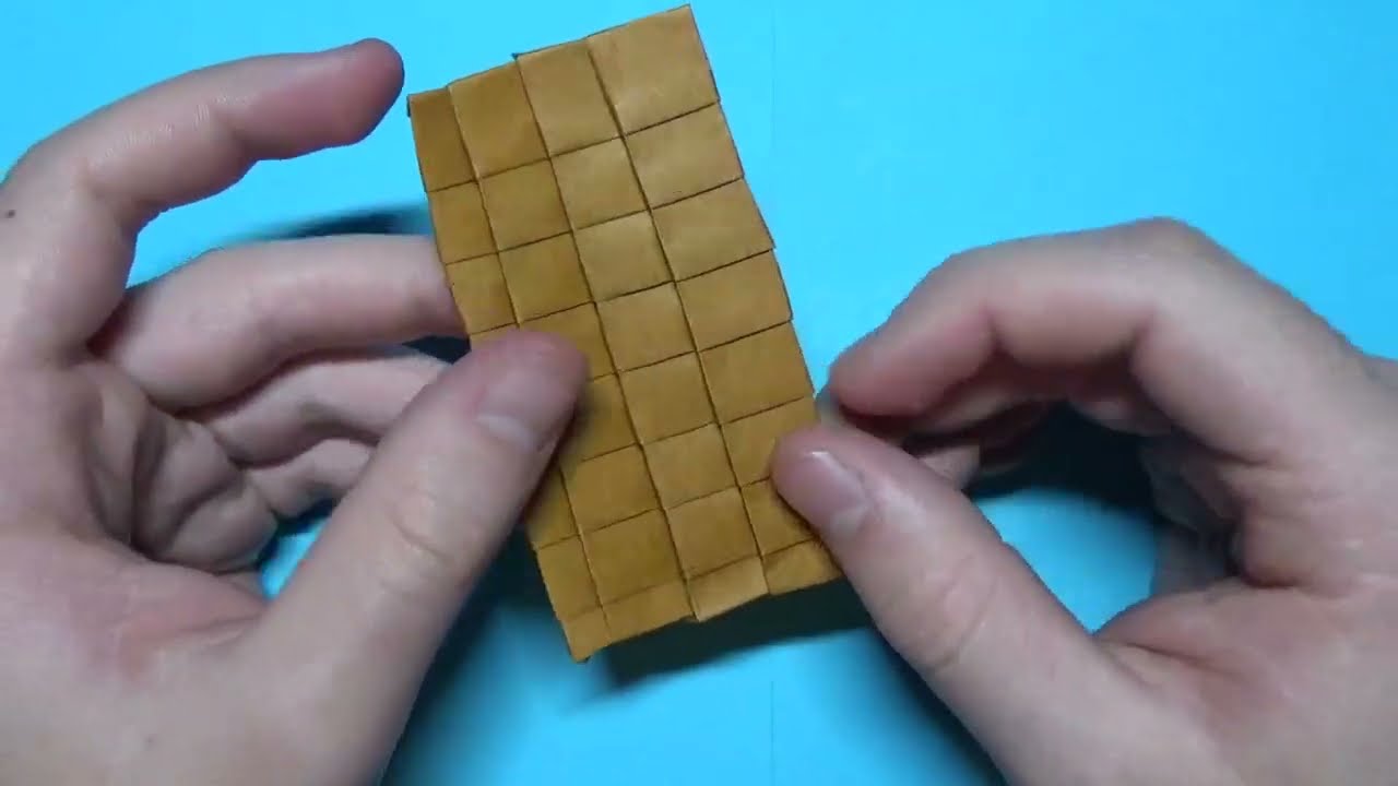 Origami Chocolate Bar - Pure Origami - YouTube