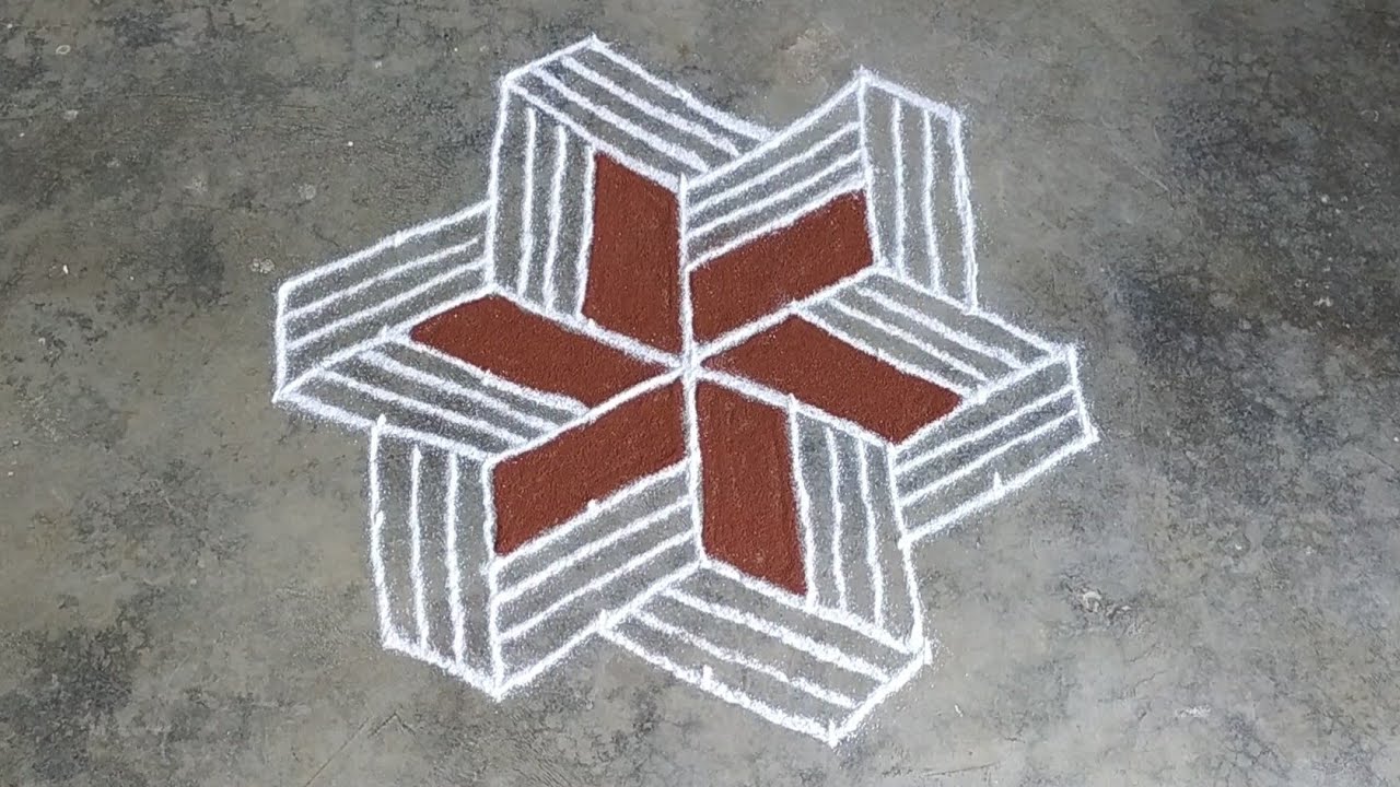 Friday Kolam || Padi Kolam || Rangoli || Adventure Kolam - YouTube