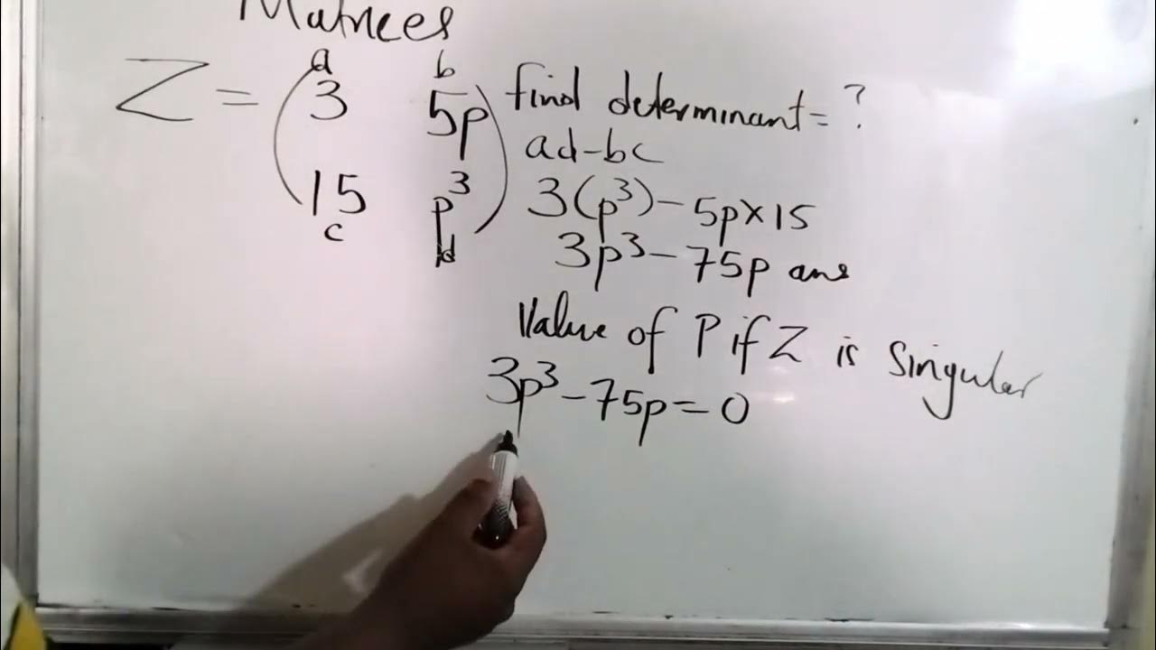 Matrices Past Paper YouTube matrices-past-paper-youtube