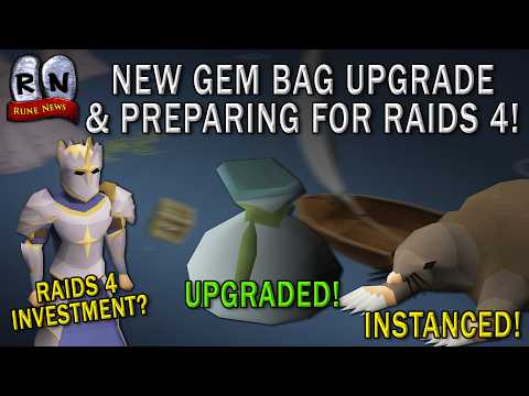 Jagex Just Dropped the NEW Gem Bag & Players Are Investing for Raids 4!