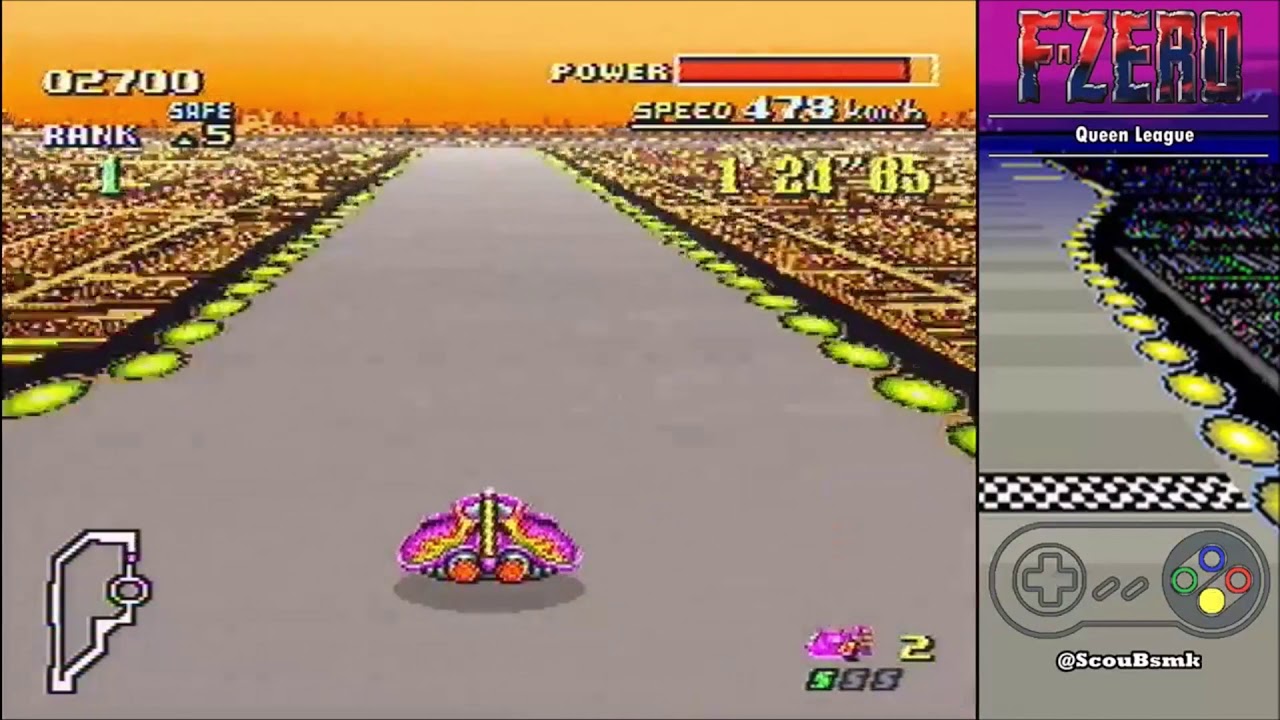 F-ZERO - Mute City II - 2'01"51 - YouTube