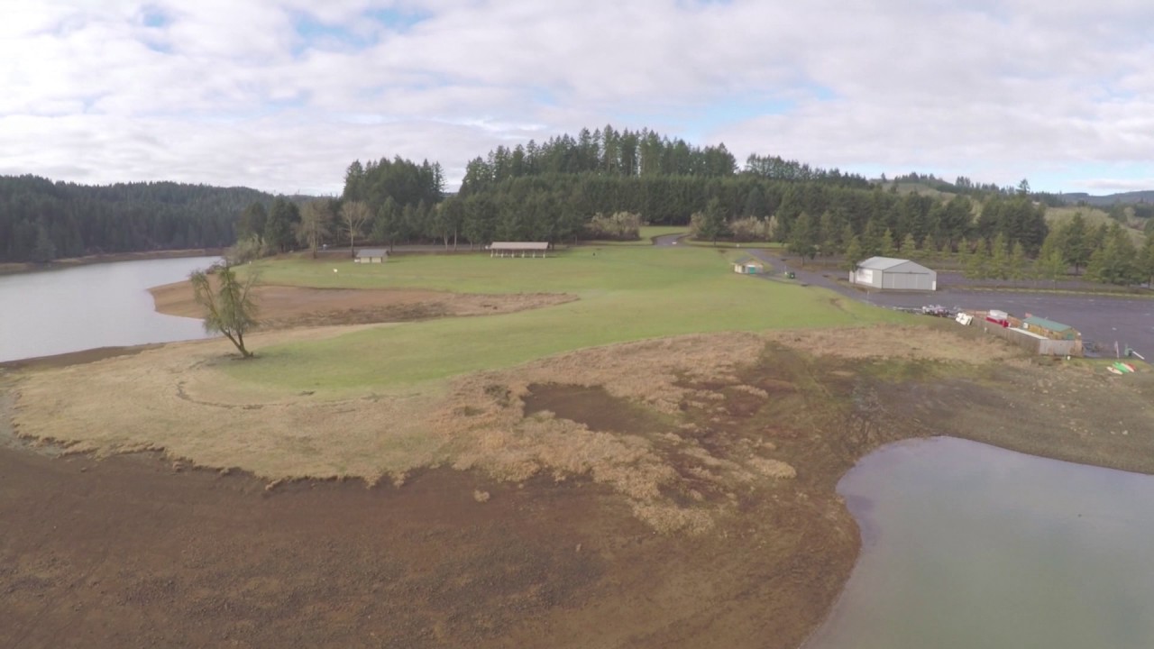 Flying over Hagg lake - YouTube