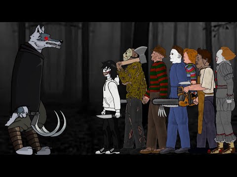 PIB Death vs. Jason Voorhees, Freddy Krueger, Leatherface, IT Pennywise, Jeff The Killer, Chucky