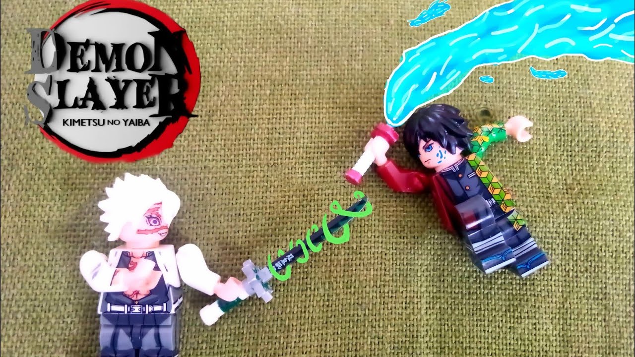 Giyuu Tomioka Vs Sanemi Shinazugawa ] KNY Lego VERSUS EP 1[ - YouTube