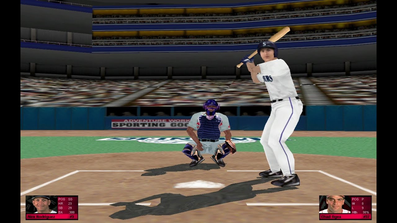 Microsoft Baseball 3D 1998 Edition Gameplay Cleveland Indians vs ...